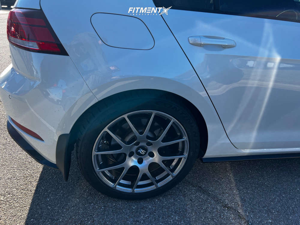2019 Volkswagen Golf R Base with 18x8.5 Neuspeed RSe12 and Continental ...