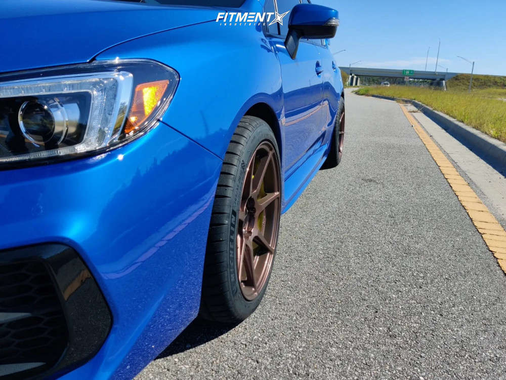 2021 Subaru WRX STI Limited with 18x9.5 Enkei Tfr and Michelin 265x35 ...