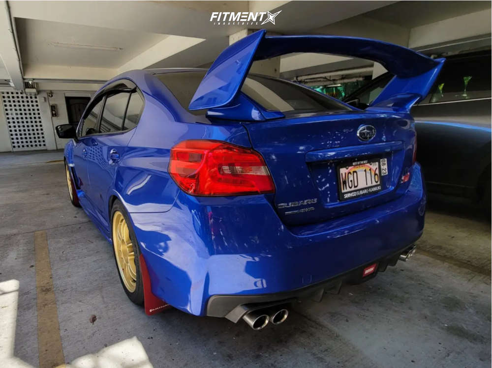 2021 Subaru WRX STI Base with 18x8.5 Enkei Rpf1 and Continental 245x45 ...