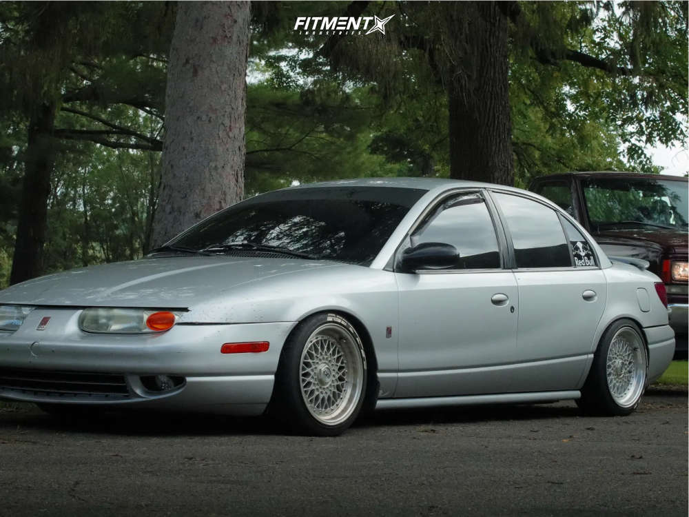 2002 Saturn SL2 Base with 16x8 ESM 002R and Nitto 205x40 on Coilovers ...