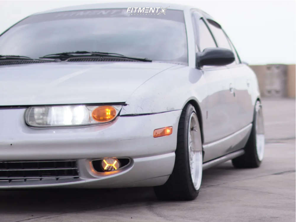 2002 Saturn SL2 Base with 16x8 ESM 002R and Nitto 205x40 on Coilovers ...