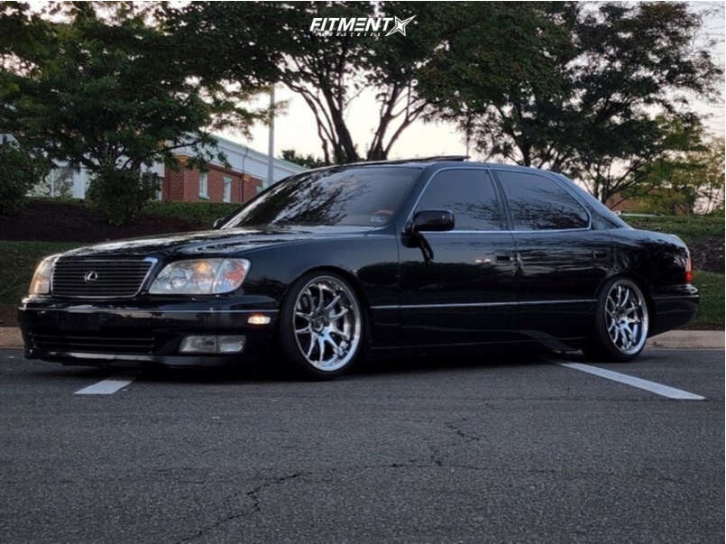 2000 Lexus LS400 Base with 18x9.5 Aodhan Ds02 and Vercelli 215x35 on ...