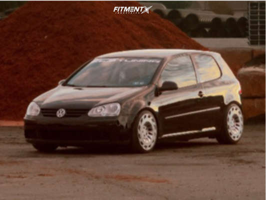 2009 Volkswagen Rabbit S with 18x8.5 Radi8 R8t12 and Hankook 205x40 on ...