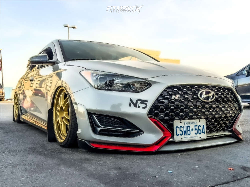 2021 Hyundai Veloster N Base with 18x8.5 Enkei Rpf1 and Ovation 225x35 ...