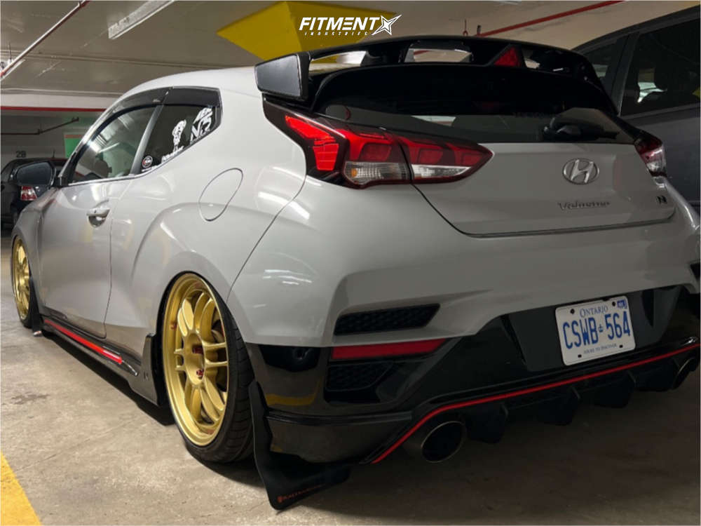 2021 Hyundai Veloster N Base with 18x8.5 Enkei Rpf1 and Ovation 225x35 ...
