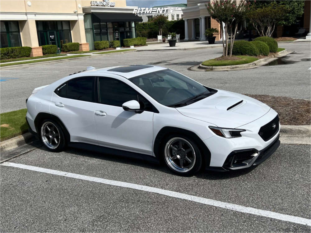 2022 Subaru WRX Limited with 18x9.5 Kansei Roku and Dunlop 245x40 on ...