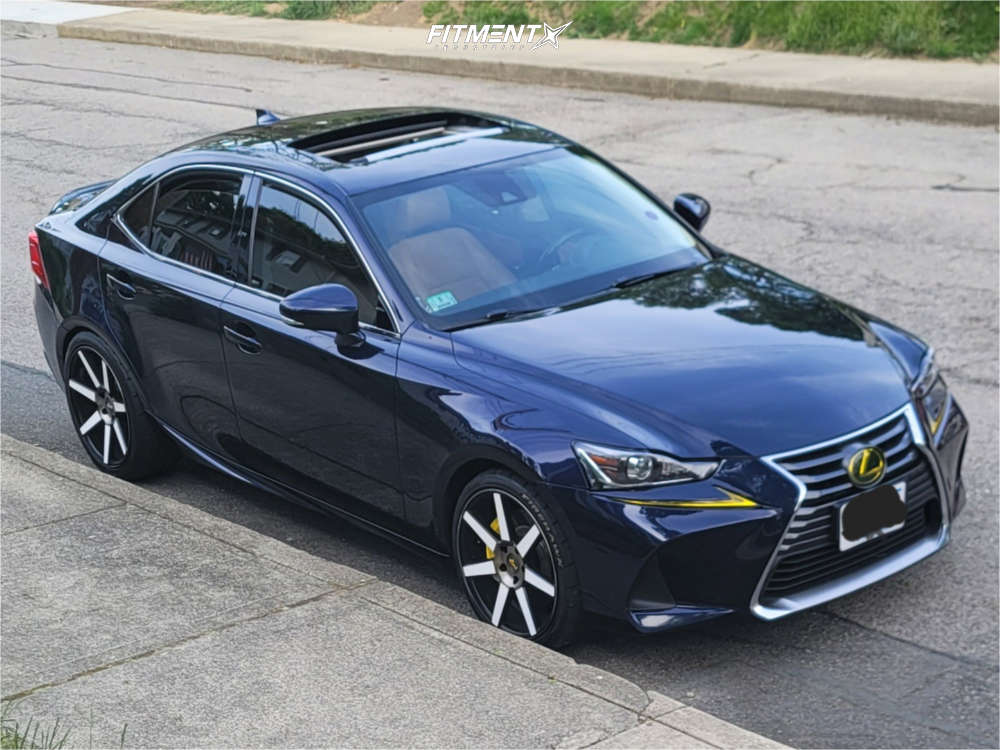 2019 Lexus IS350 Base with 19x8.5 Niche Verona and Michelin 235x30 on ...