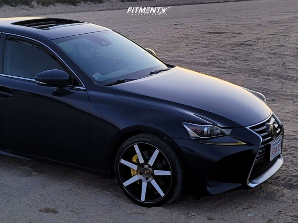 2019 Lexus IS350 Base with 19x8.5 Niche Verona and Michelin 235x30 on ...