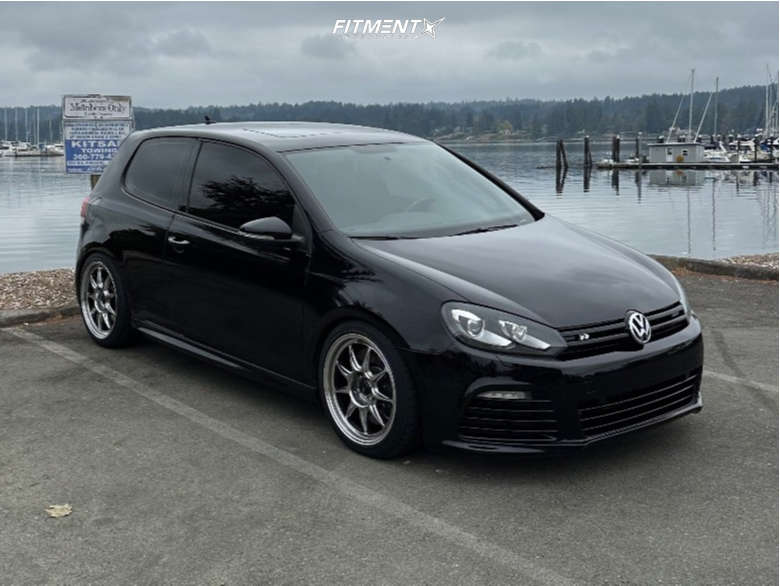 2013 Volkswagen Golf R Base with 18x8.5 Konig Countergram and Nitto ...