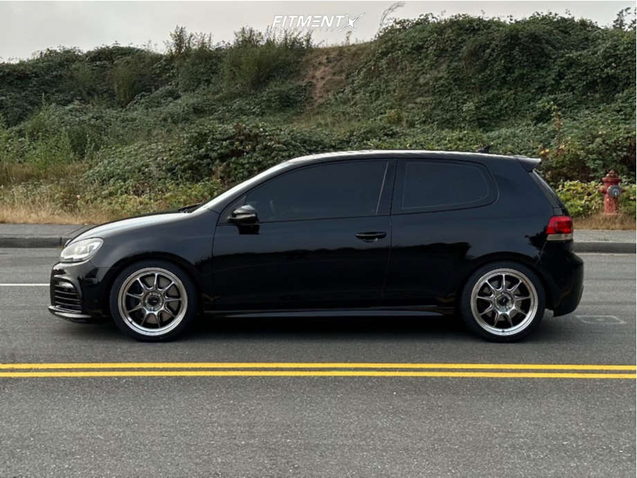 2013 Volkswagen Golf R Base with 18x8.5 Konig Countergram and Nitto ...