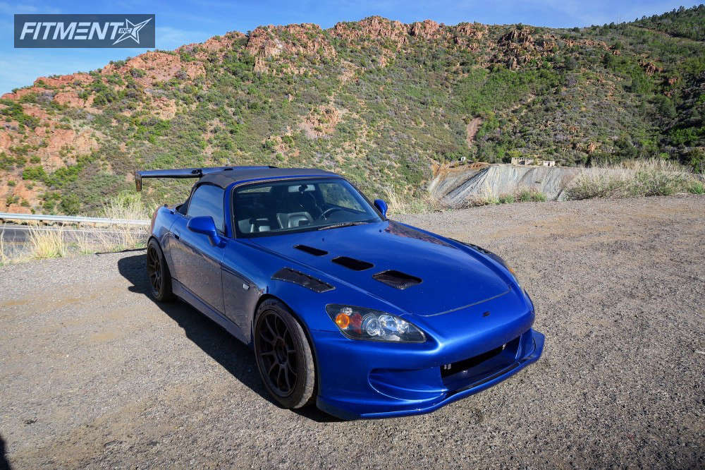 2007 Honda S2000 2dr Convertible (2.2L 4cyl 6M) with 17x9.5 Volk Ze40 ...