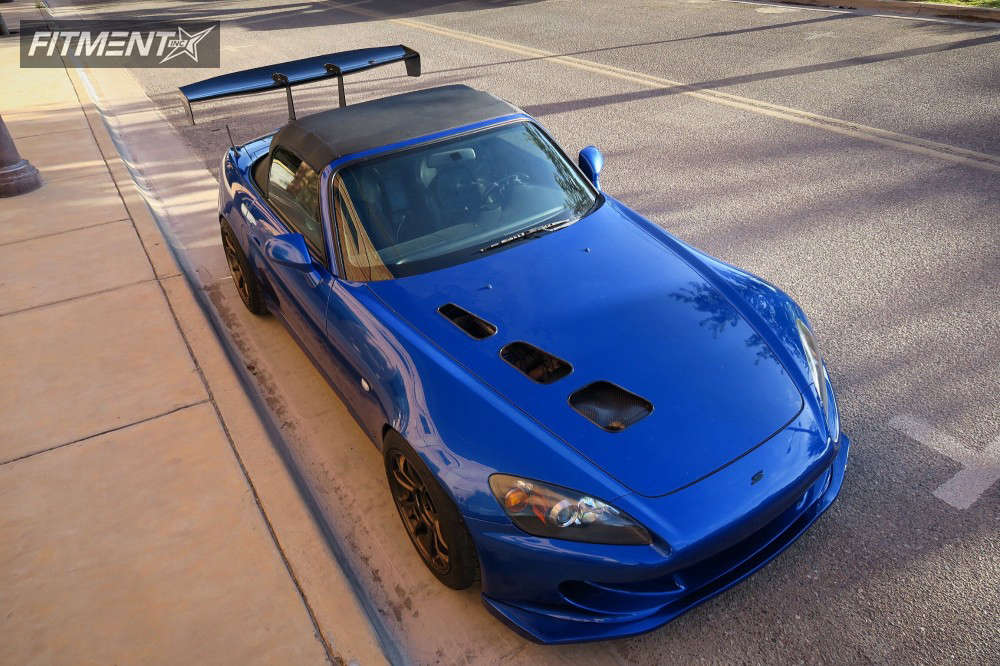 2007 Honda S2000 2dr Convertible (2.2L 4cyl 6M) with 17x9.5 Volk Ze40 ...