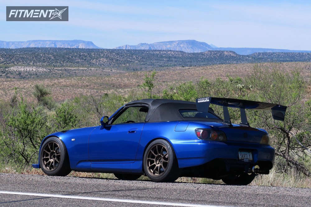 2007 Honda S2000 2dr Convertible (2.2L 4cyl 6M) with 17x9.5 Volk Ze40 ...