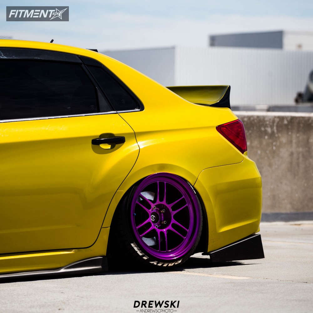 2012 Subaru WRX STI Base with 18x10.5 Enkei RPF1 and Duraturn 215x40 on ...