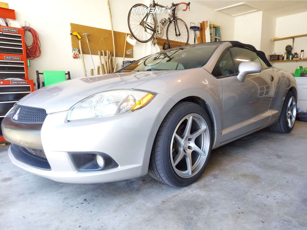 2012 Mitsubishi Eclipse Spyder GS Sport with 18x9.5 Anovia Titan and ...