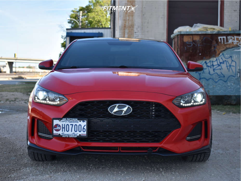 2019 Hyundai Veloster Turbo with 18x8.5 Superspeed Rf06rr and Michelin ...
