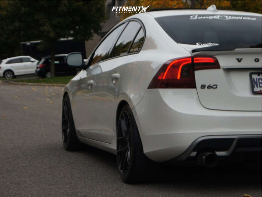 2013 Volvo S60 T6 R-Design with 18x8.5 Rotiform Flg and Continental ...
