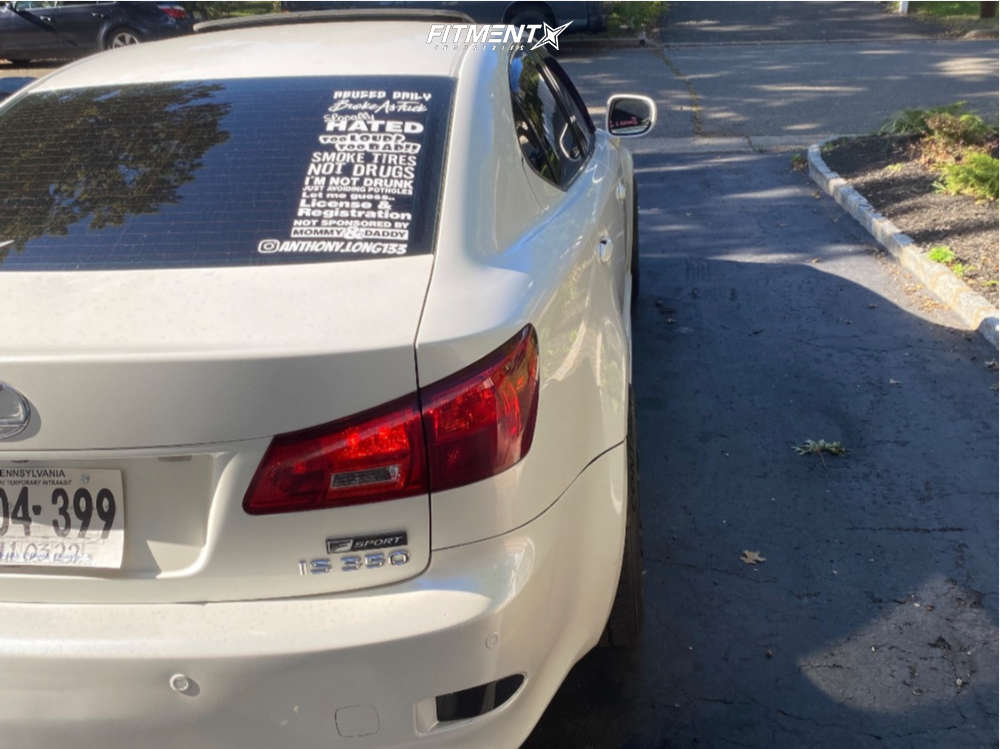 2006 Lexus IS350 Base with 18x9.5 AVID1 Av20 and Continental 245x40 on ...