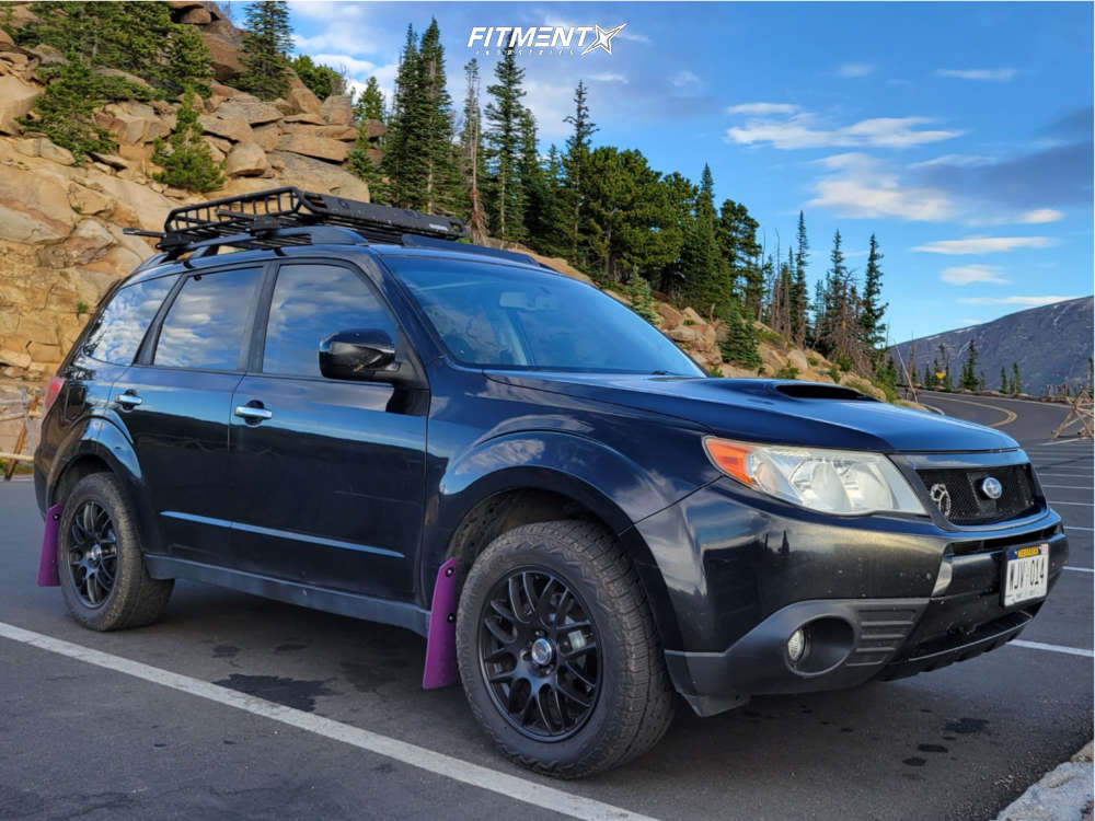 2012 Subaru Forester XT Touring with 17x7.5 Drag Dr34 and Nitto 235x65 ...