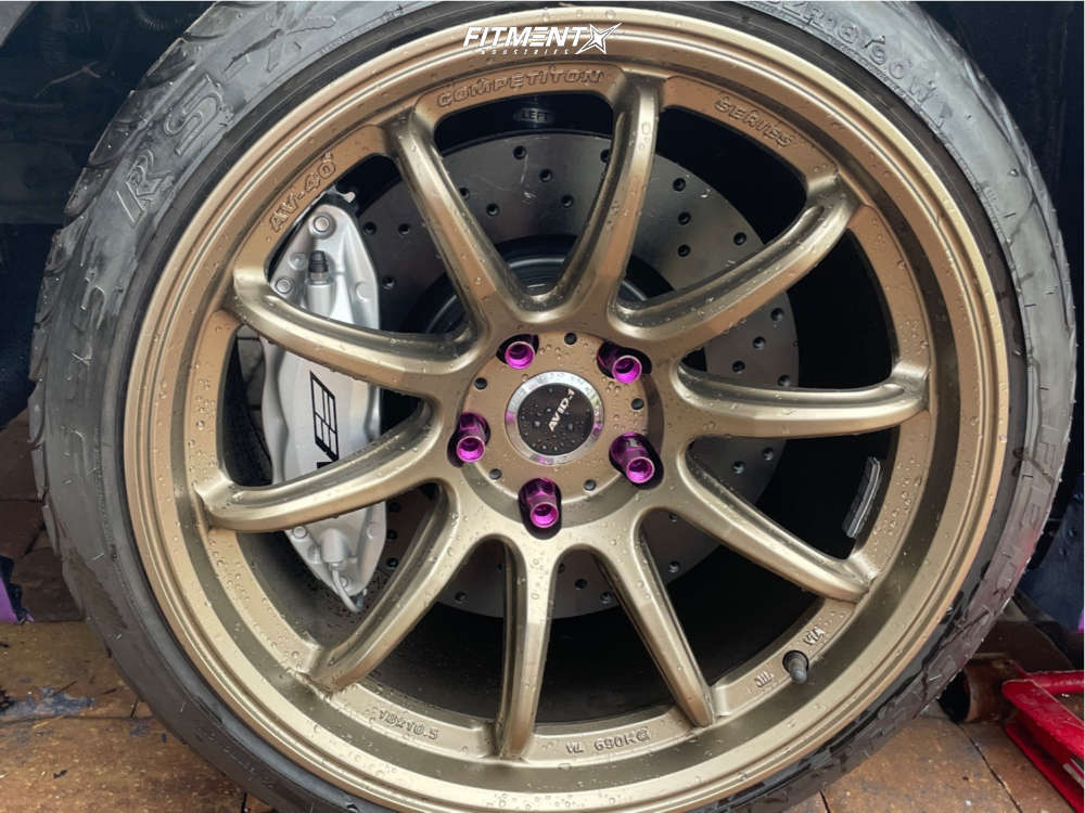 2016 Hyundai Veloster Turbo R-Spec with 18x10.5 AVID1 Av40 and Federal ...