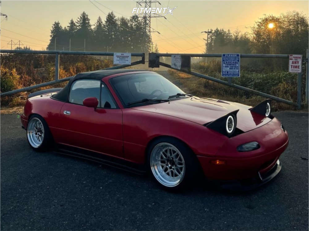 1990 Mazda Miata Base with 15x8 Vors Vr7 and Toyo Tires 195x45 on ...