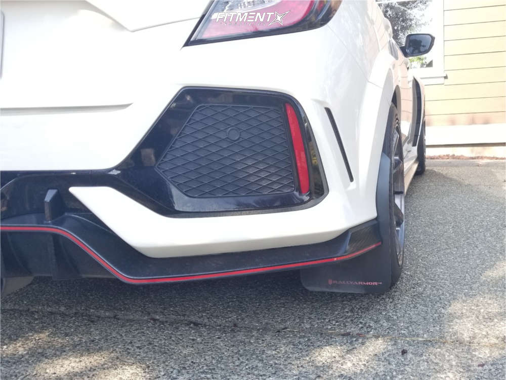 2019 Honda Civic Type R with 18x9.5 Enkei T6r and Continental 255x40 on ...