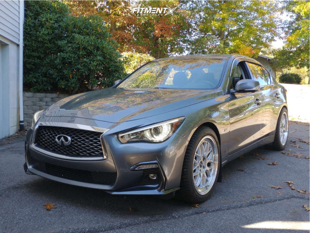 2019 INFINITI Q50 Sport with 19x9 ESR Cr1 and Michelin 255x40 on Stock ...