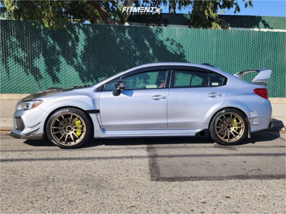 2019 Subaru WRX STI Base with 19x9.5 AVID1 Av20 and Kumho 255x35 on ...