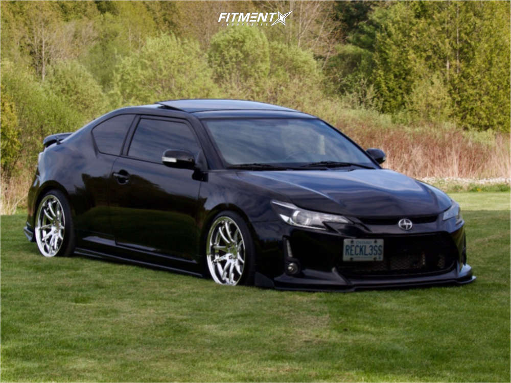 2016 Scion TC Base with 19x9.5 Aodhan Ds02 and Continental 235x35 on ...