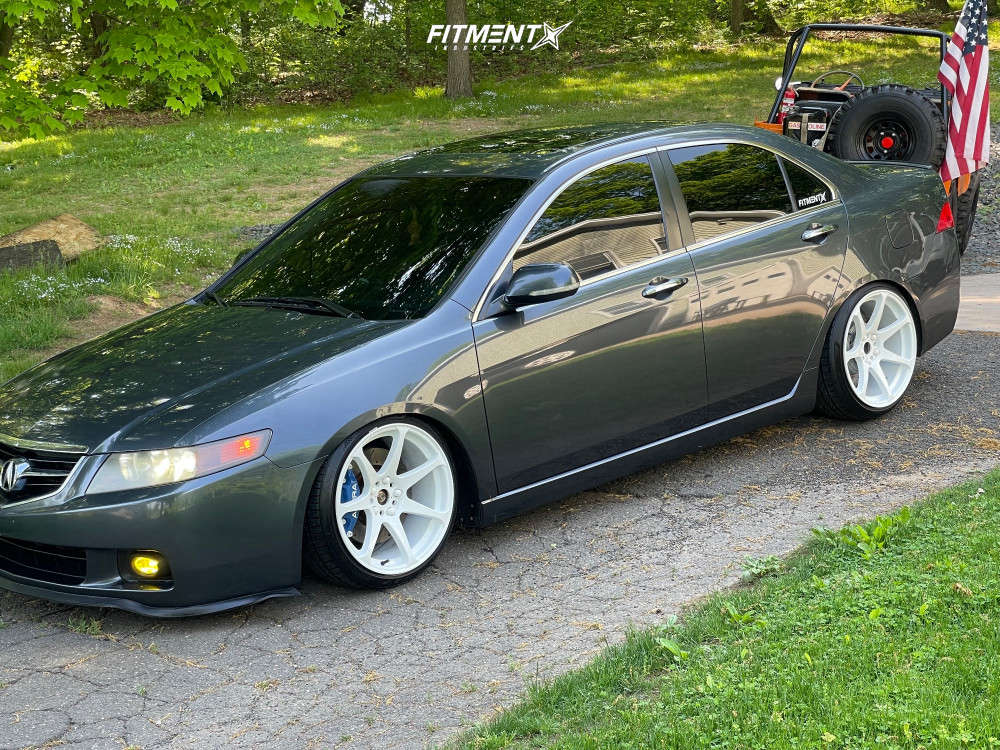 2004 Acura TSX Base with 18x9.5 Motegi Mr154 and Nankang 215x40 on ...
