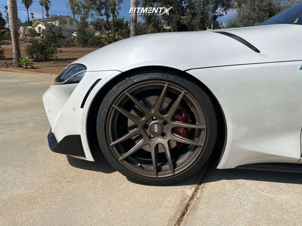 2021 Toyota GR Supra Premium with 19x9.5 ESR Cs8 and Michelin 255x35 on ...