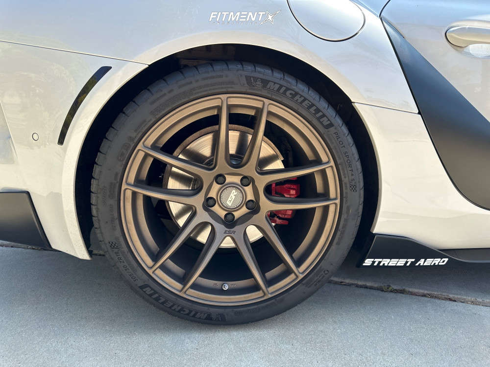 2021 Toyota GR Supra Premium with 19x9.5 ESR Cs8 and Michelin 255x35 on ...