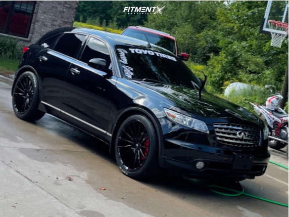 2003 INFINITI FX45 Base with 20x10 Savini Bm12 and Toyo Tires 285x40 on ...