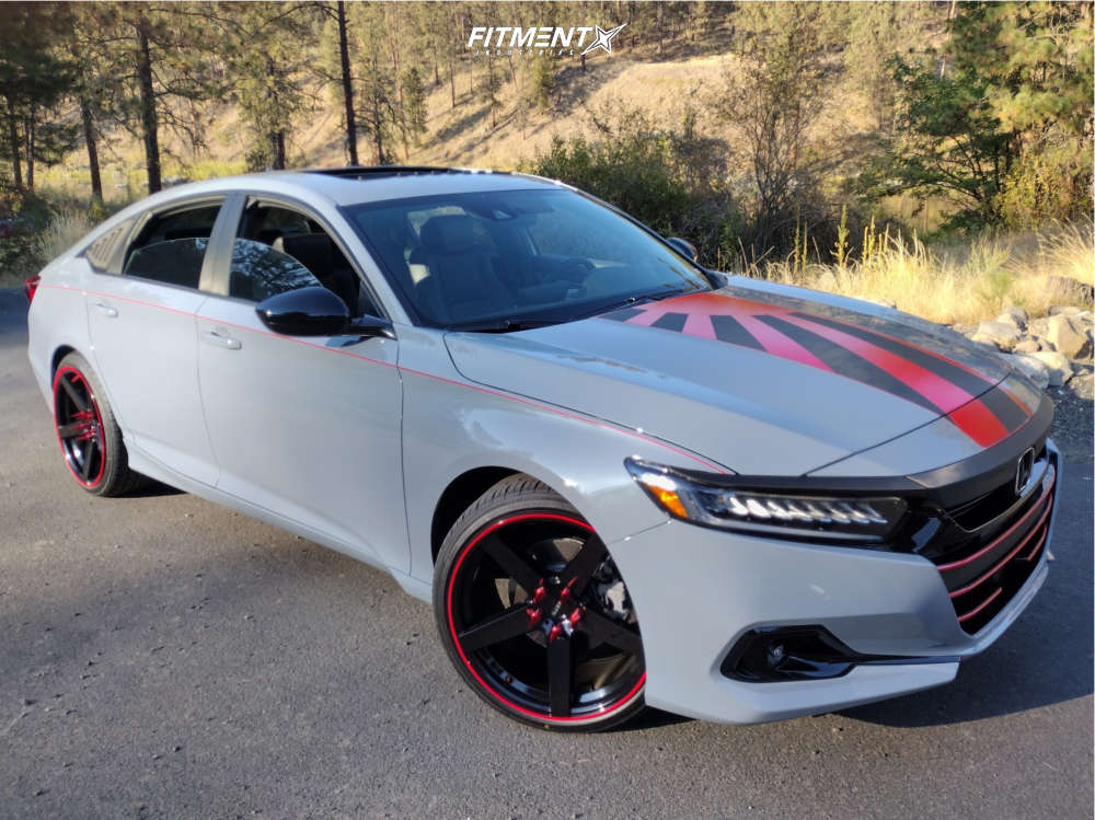2022 Honda Accord Sport with 20x10 Ravetti M13 and Delinte 255x35 on ...
