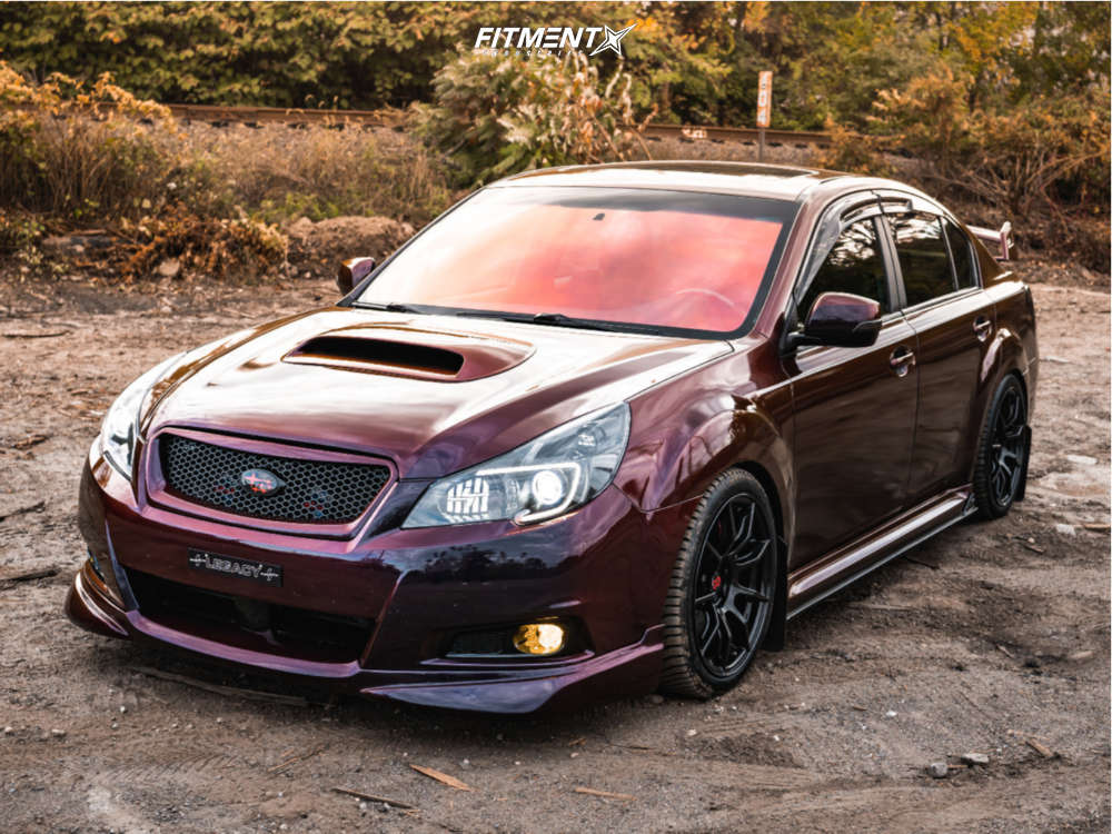 2012 Subaru Legacy 3.6R Limited with 18x9.5 Enkei Ts9 and Michelin ...