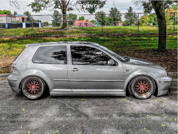 2002 Volkswagen Golf GTI 337 with 18x8.5 ESR Sr01 and Vercelli 215x35 ...