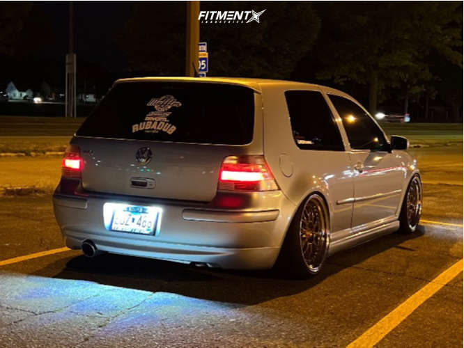 2002 Volkswagen Golf GTI 337 with 18x8.5 ESR Sr01 and Vercelli 215x35 ...