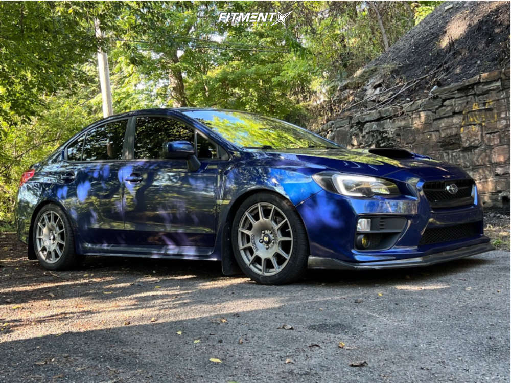 2017 Subaru WRX Base with 18x8 Sparco Terra and Michelin 245x40 on ...