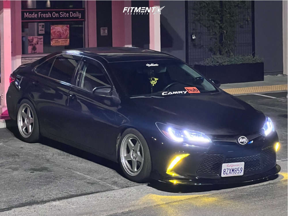 2015 Toyota Camry SE with 18x9 Kansei Knp and Fullway 235x45 on Coilovers | 2429496 | Fitment ...