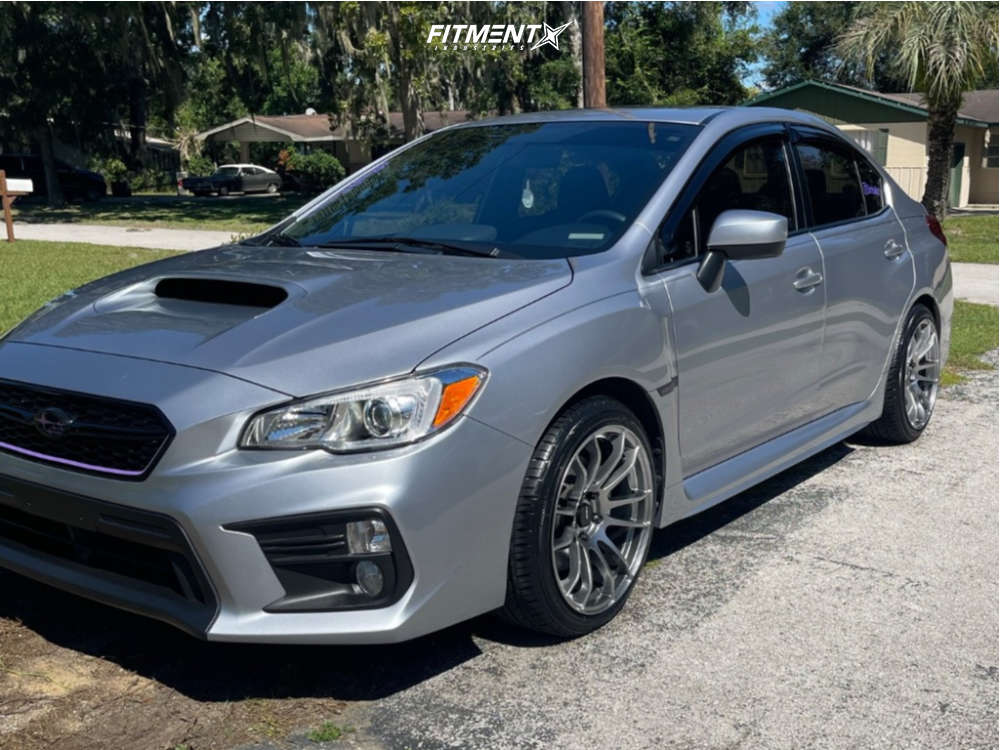 2021 Subaru WRX Limited with 18x9.5 AVID1 Av20 and Delinte 235x40 on ...