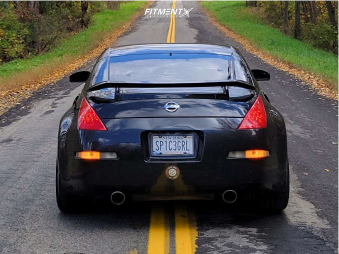 2007 Nissan 350Z Base with 18x9.5 Anovia Treble and Continental 255x45 ...