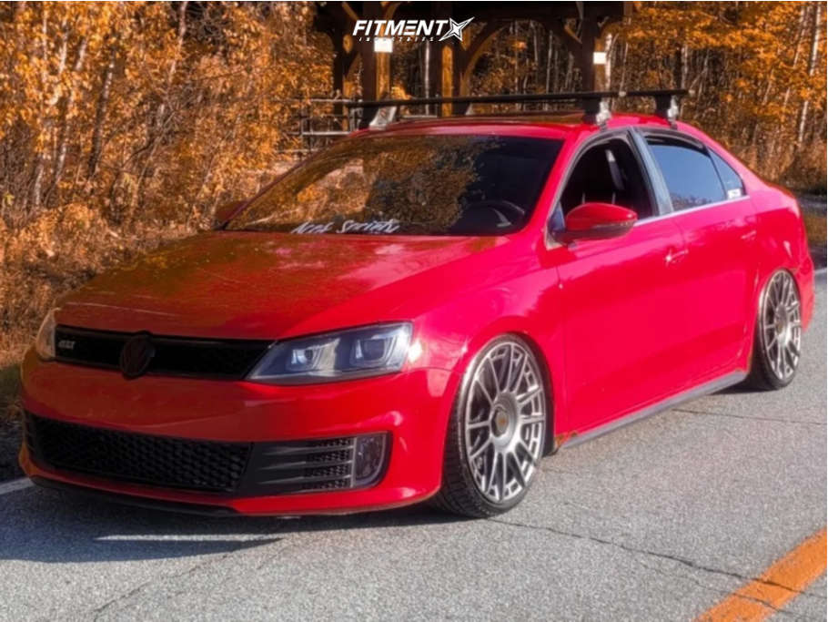 2012 Volkswagen Jetta GLI with 19x8.5 Rotiform Ozr and Sailun 215x35 on ...