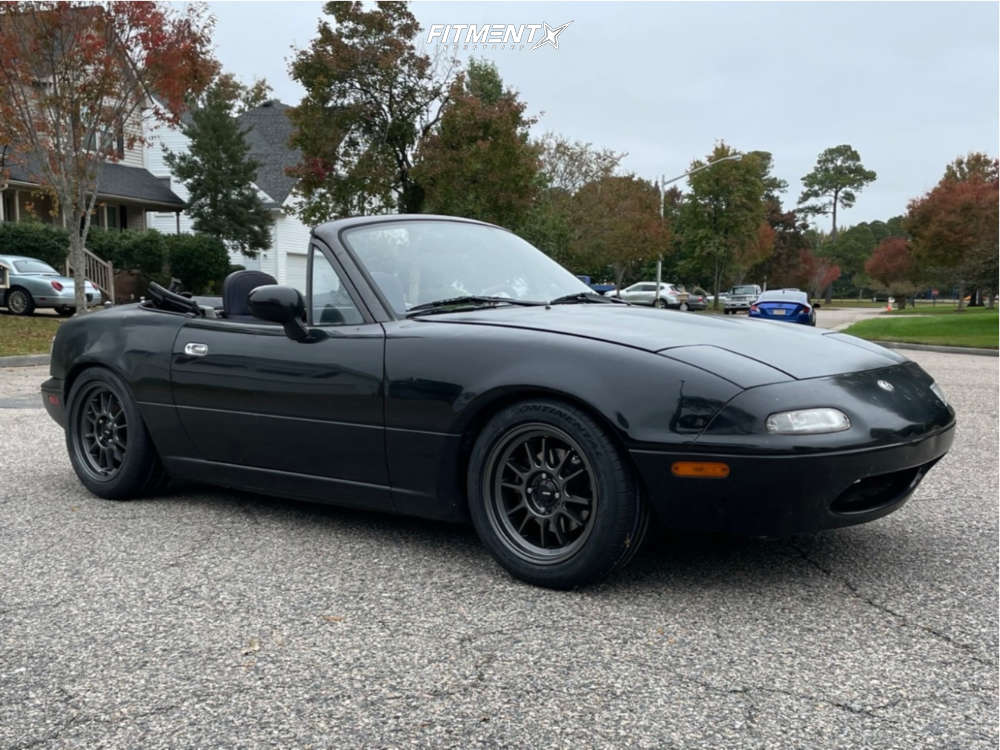 1995 Mazda Miata Base with 15x7.5 Konig Hypergram and Continental ...
