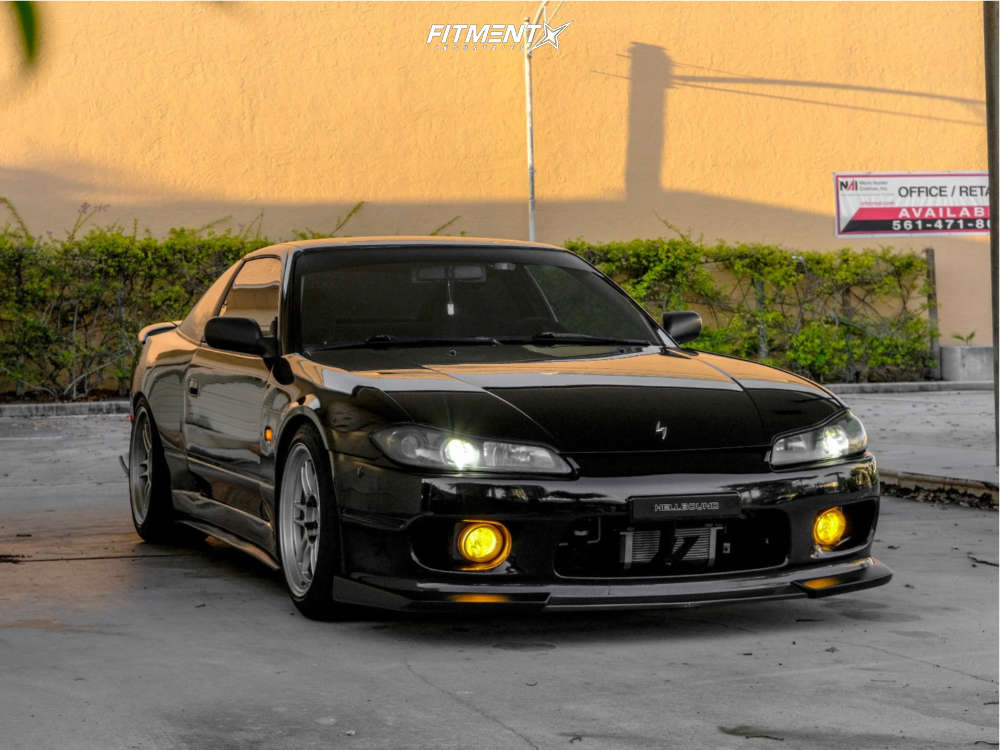 1993 Nissan 240SX Base with 17x9.5 Enkei RPF1 and Michelin 245x40 on ...