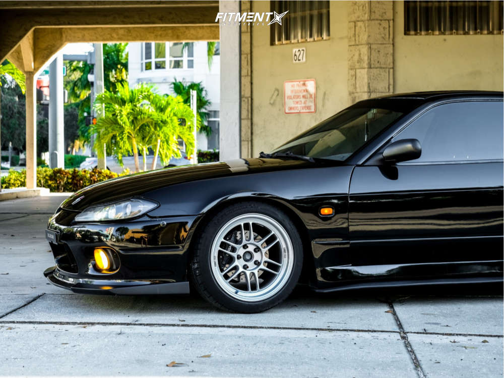 1993 Nissan 240SX Base with 17x9.5 Enkei RPF1 and Michelin 245x40 on ...