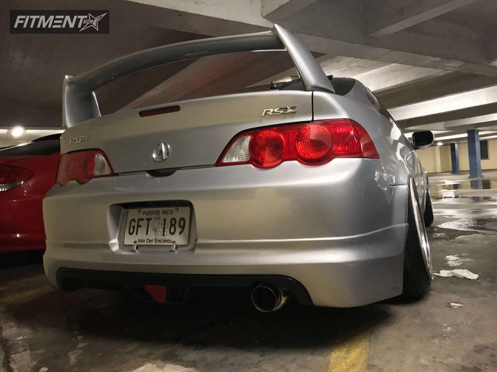 2002 Acura RSX Type-S with 18x10.5 Varrstoen Es6 and Yokohama 225x40 on ...