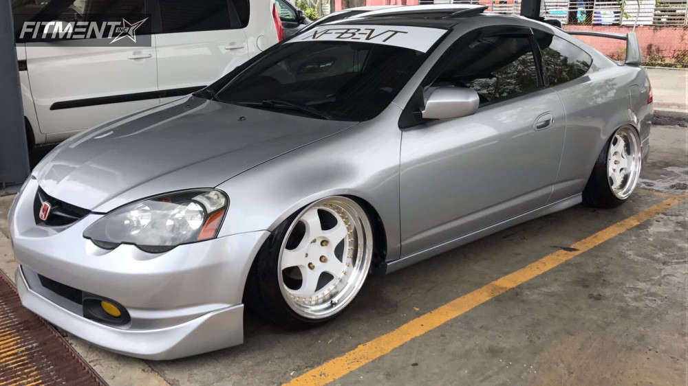 2002 Acura RSX Type-S with 18x10.5 Varrstoen Es6 and Yokohama 225x40 on ...