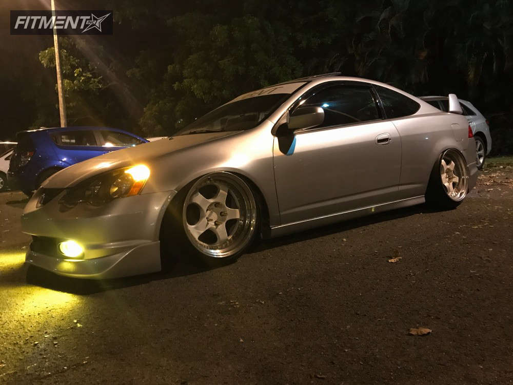 2002 Acura RSX Type-S with 18x10.5 Varrstoen Es6 and Yokohama 225x40 on ...