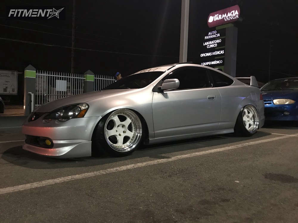 2002 Acura RSX Type-S with 18x10.5 Varrstoen Es6 and Yokohama 225x40 on ...