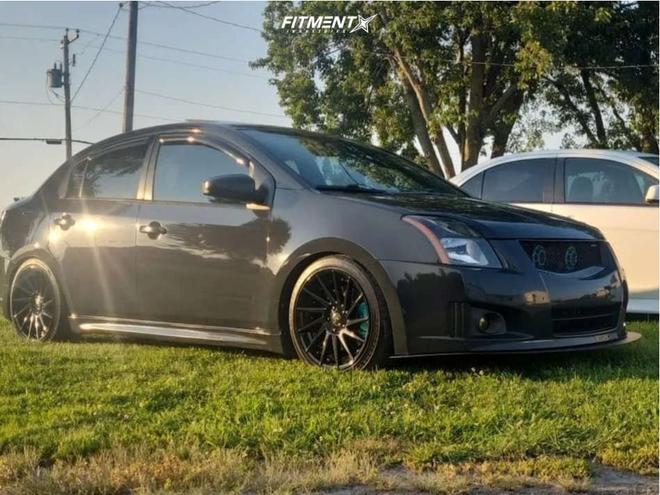 2009 Nissan Sentra SE-R Spec V with 18x8.5 JNC Jnc051 and Firestone ...